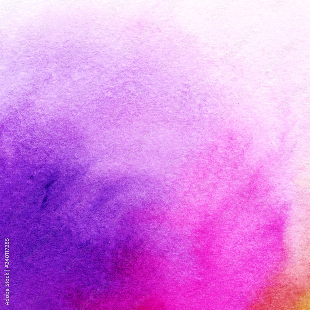 trendy watercolor background, acid pink and navy purple. Great design ...