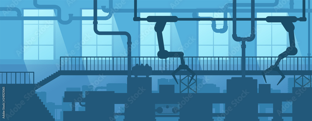 Factory Inside Illustration