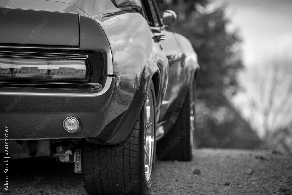 Vintage classic muscle car Stock Photo | Adobe Stock