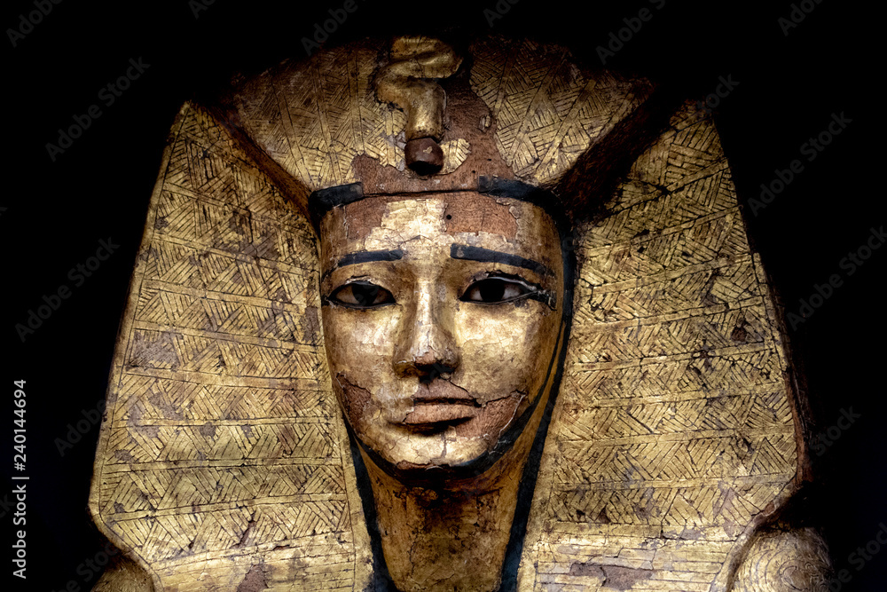 Pharaoh egyptian god dead religion symbol stone statue Stock Photo ...