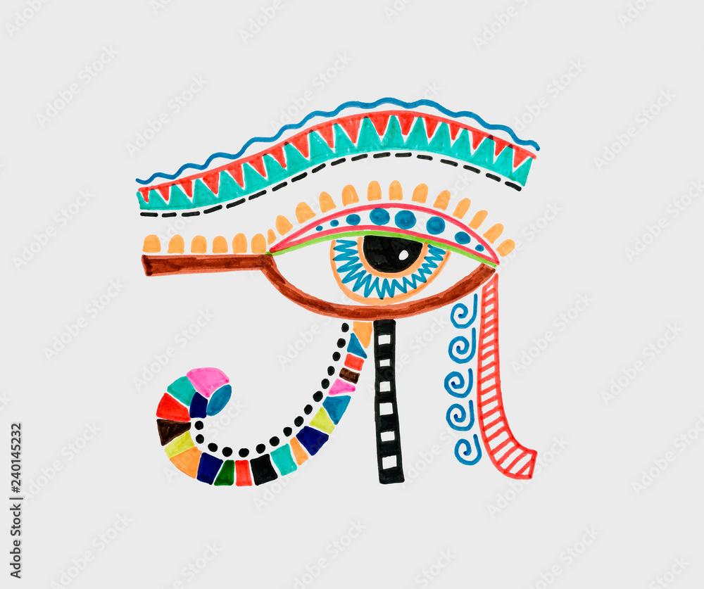 Egyptian Eye Drawing