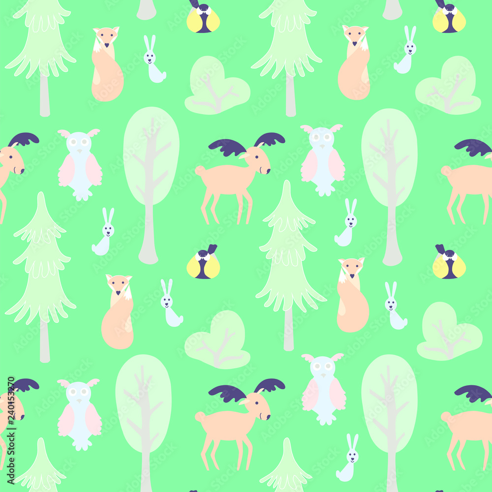 Forest Animals That Are Green Color