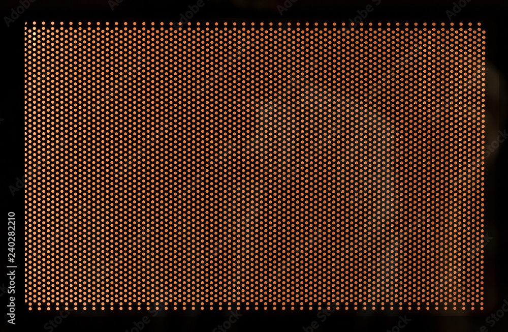 Grid on a microwave oven door. Texture. Closeup. Stock Photo | Adobe Stock