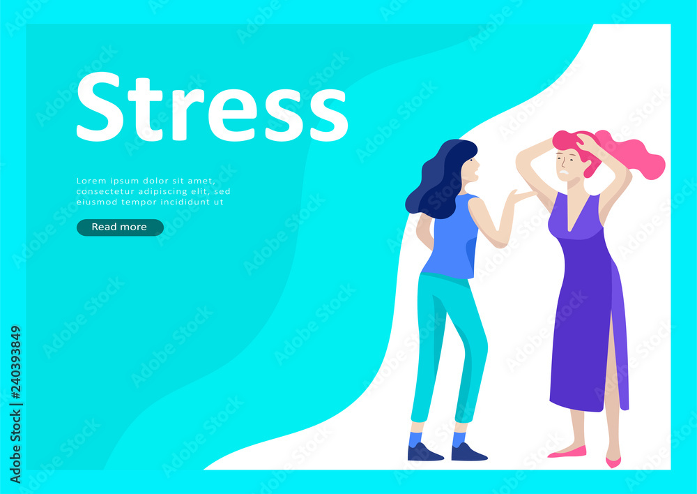 Landing page templates for psyhology mental problems, depression panic ...