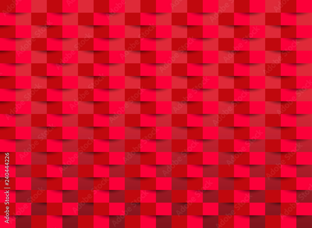 Red wallpaper with rectangle texture. vector illustration. Stock Vector ...