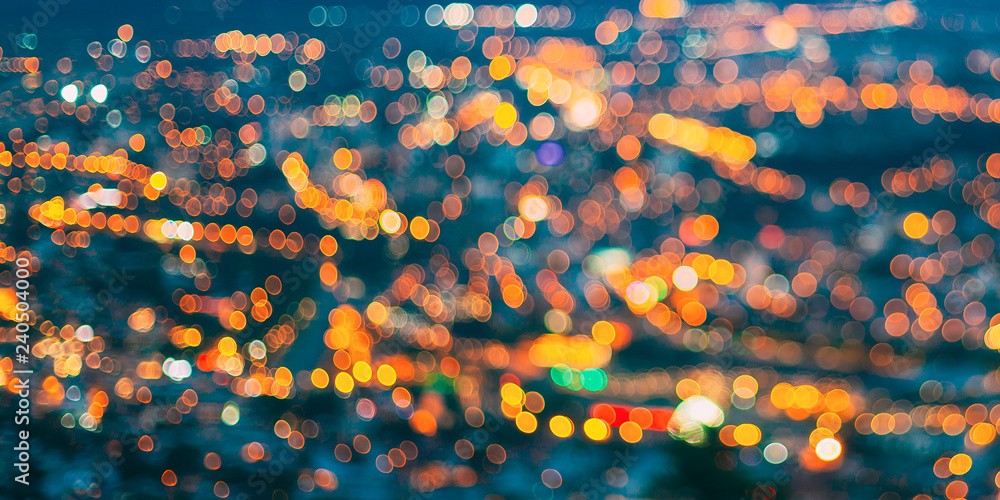 Blurred Bokeh Architectural Urban Backdrop. Background With Urba Stock ...