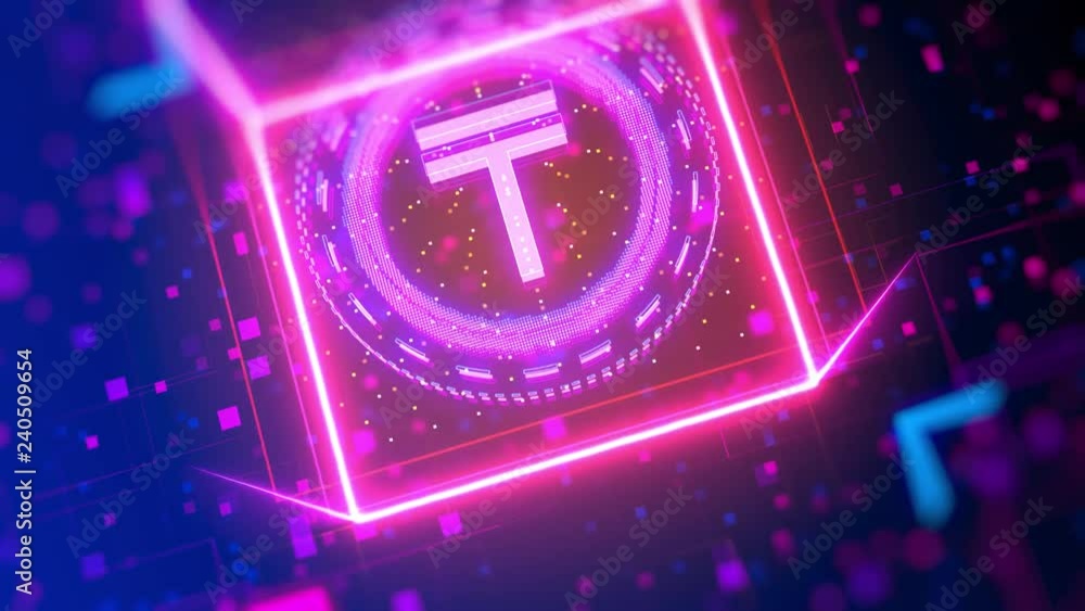 The new symbol of the Kazakhstani tenge currency animated logo reveal ...