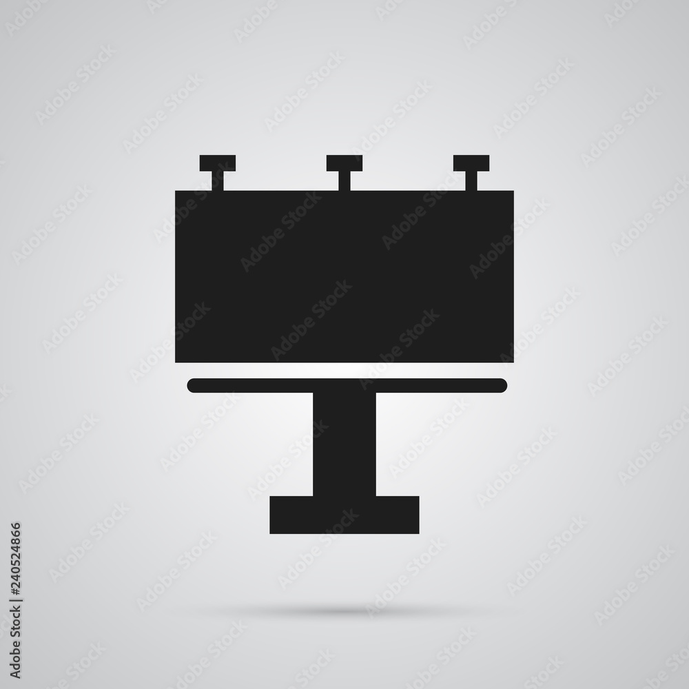Billboard Icon Vector