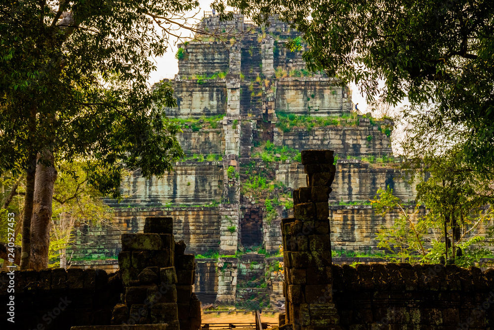 Pyramid of ancient complex Koh Ker, Cambodia Stock Photo | Adobe Stock