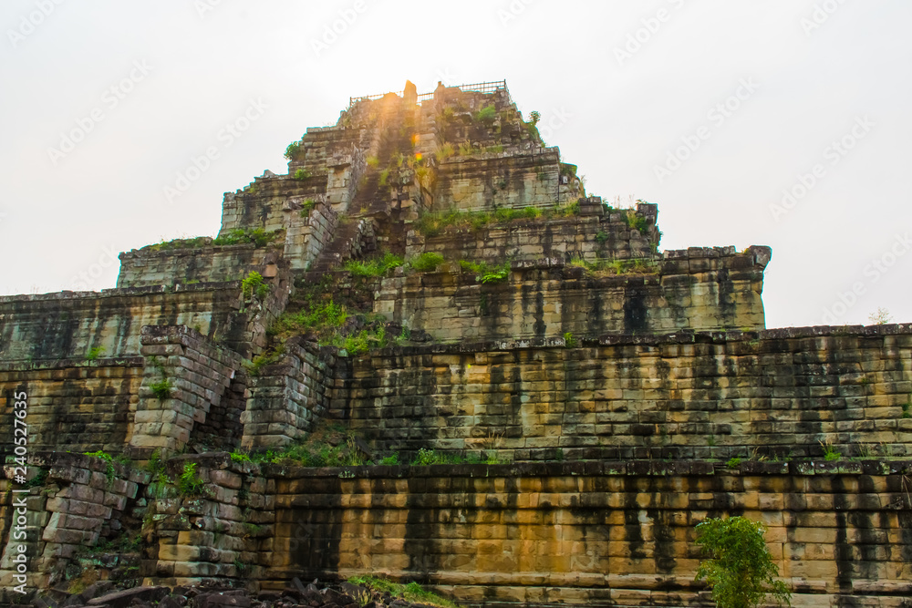 Pyramid of ancient complex Koh Ker, Cambodia Stock Photo | Adobe Stock