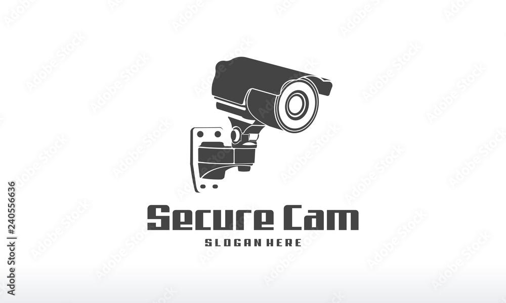 Secure Camera logo designs concept vector, CCTV Silhouette Logo designs ...