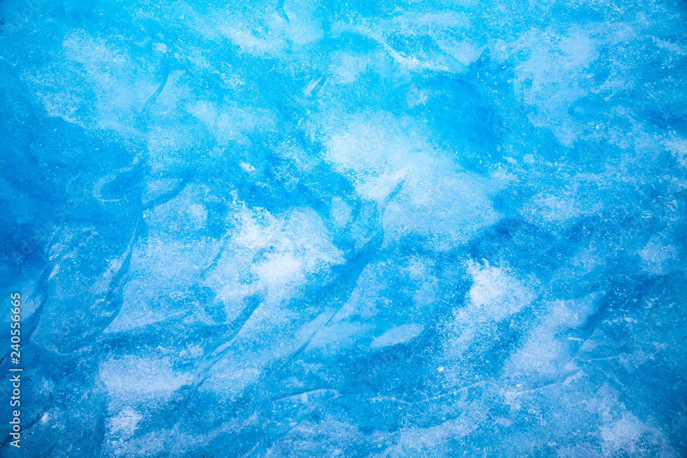 Blue ice texture captured in Icelandic glaciers Stock Photo | Adobe Stock