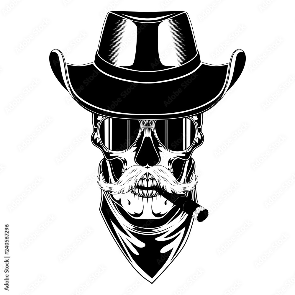 Cowboy Mustache Clip Art
