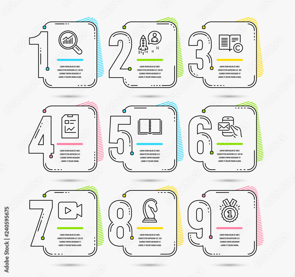 Infographic Numbers Video