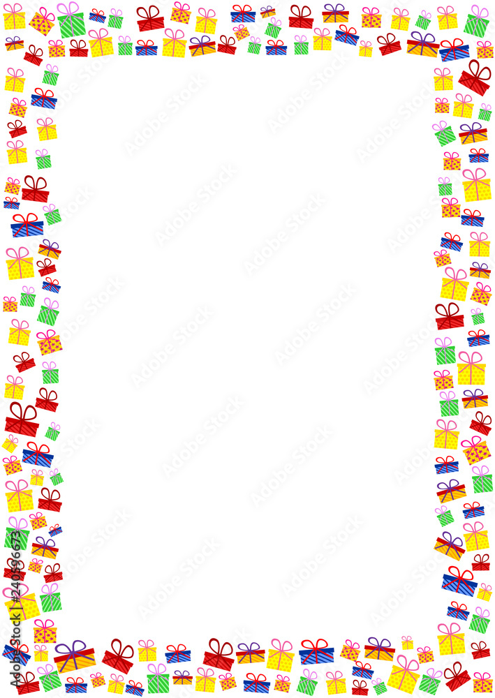 Christmas Present Border
