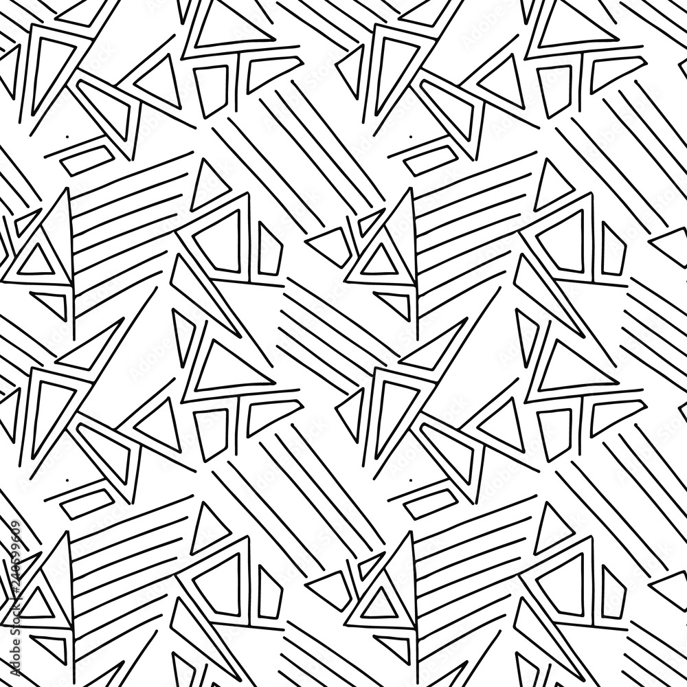 Black And White Asymmetrical Designs