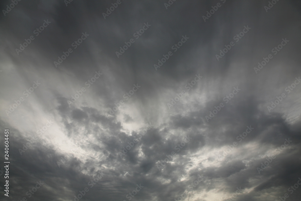 Light images of heaven soaring beautifully in space. Beautiful clouds ...