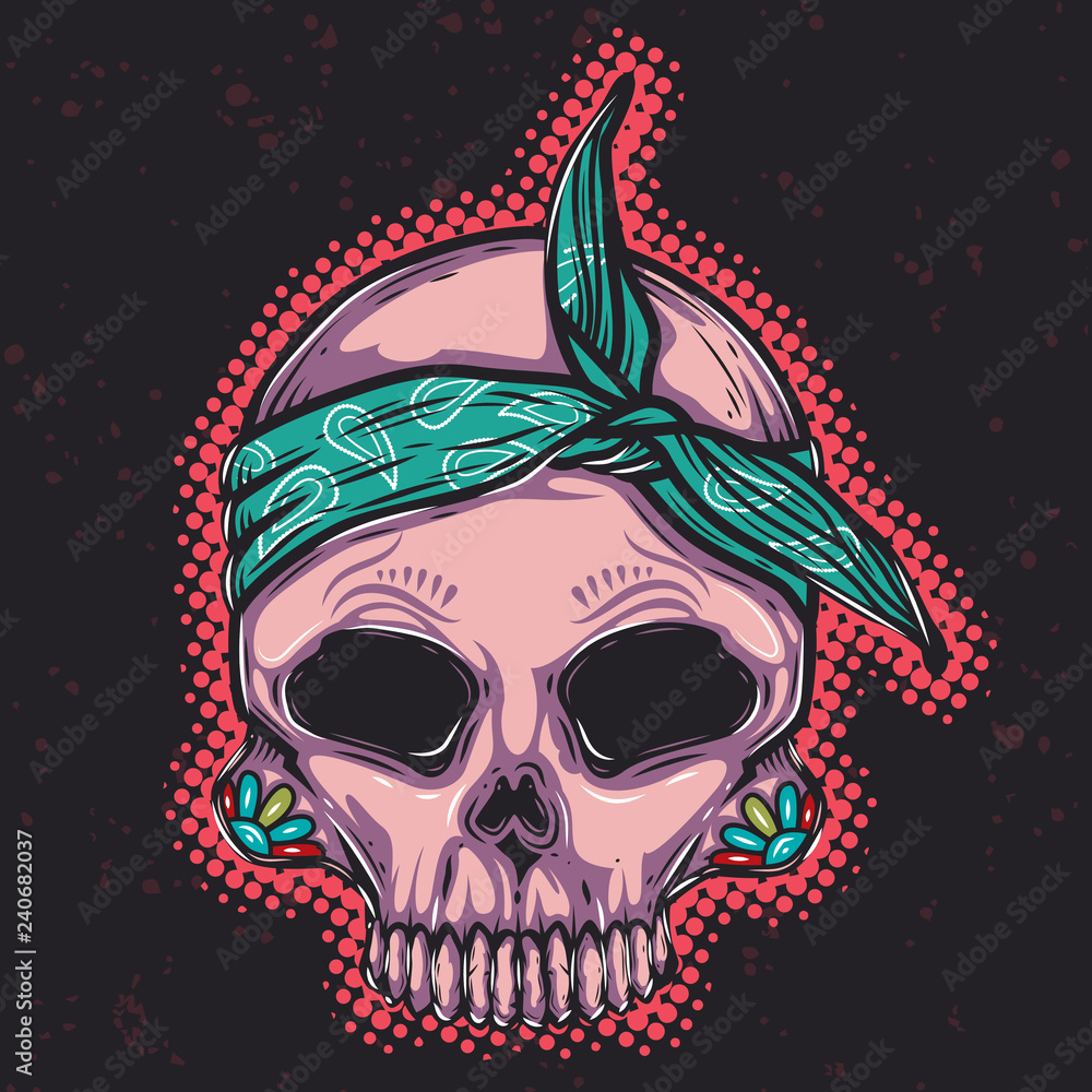 Bandana Drawing