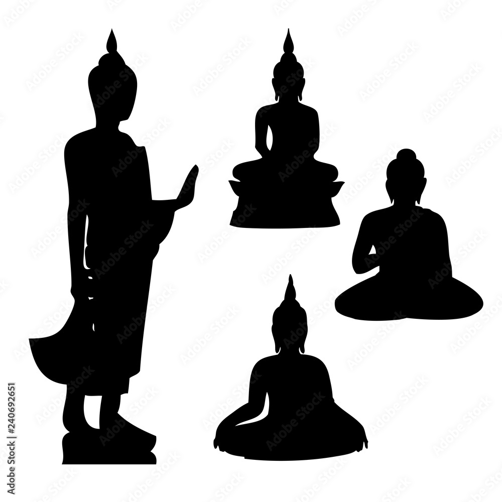 Thai Buddha Vector
