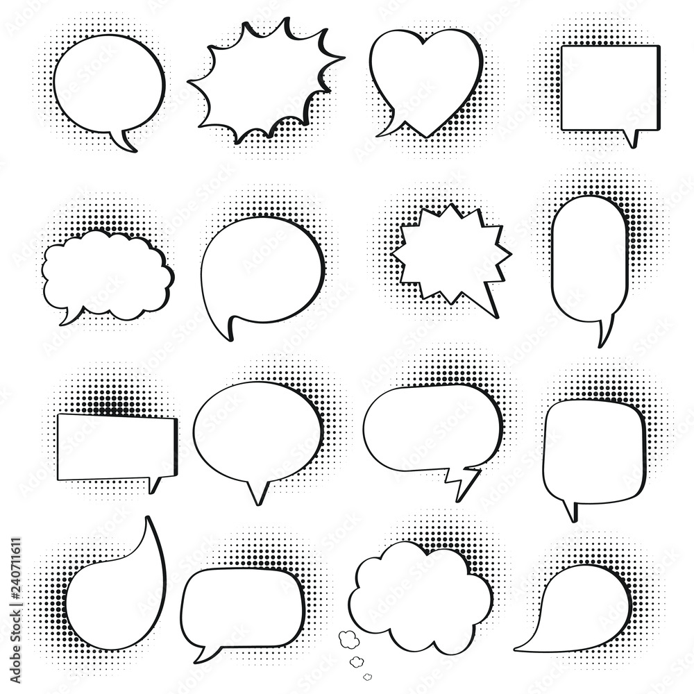 Bubble Fade Rectangle Shape