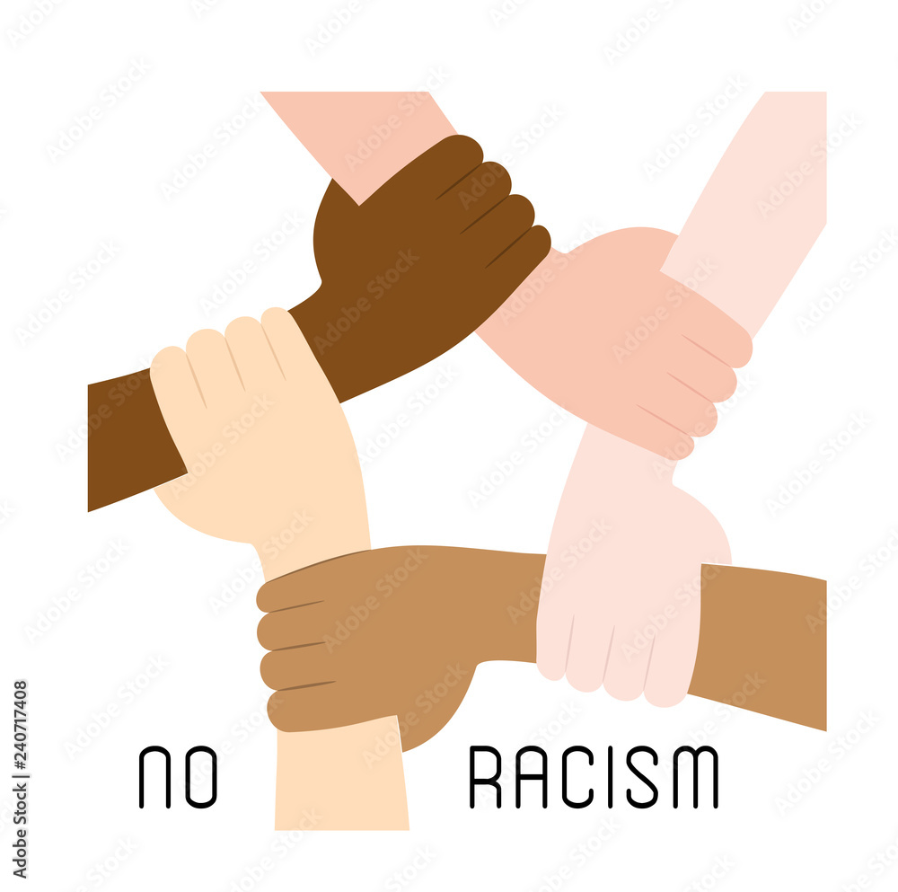 Stop racism icon Stock Vector | Adobe Stock