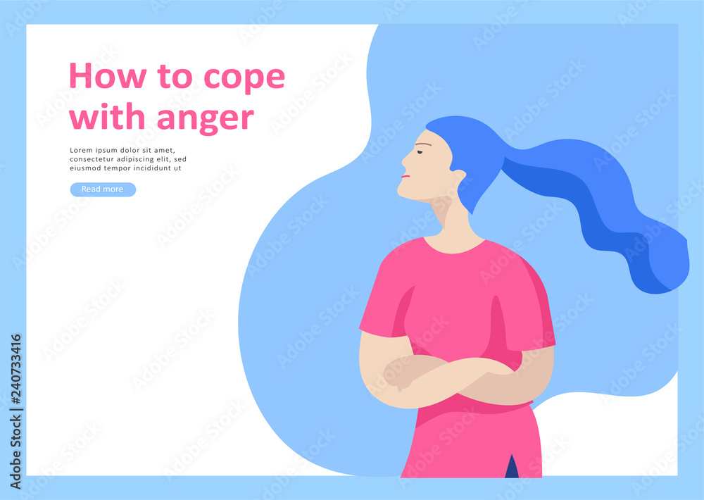 Landing page templates for psyhology mental problems, depression panic ...