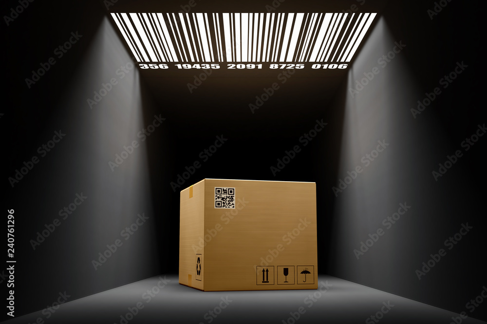 Packages delivery and automatic parcel processing system concept ...
