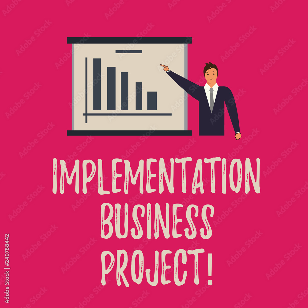 Handwriting text writing Implementation Business Project. Concept ...