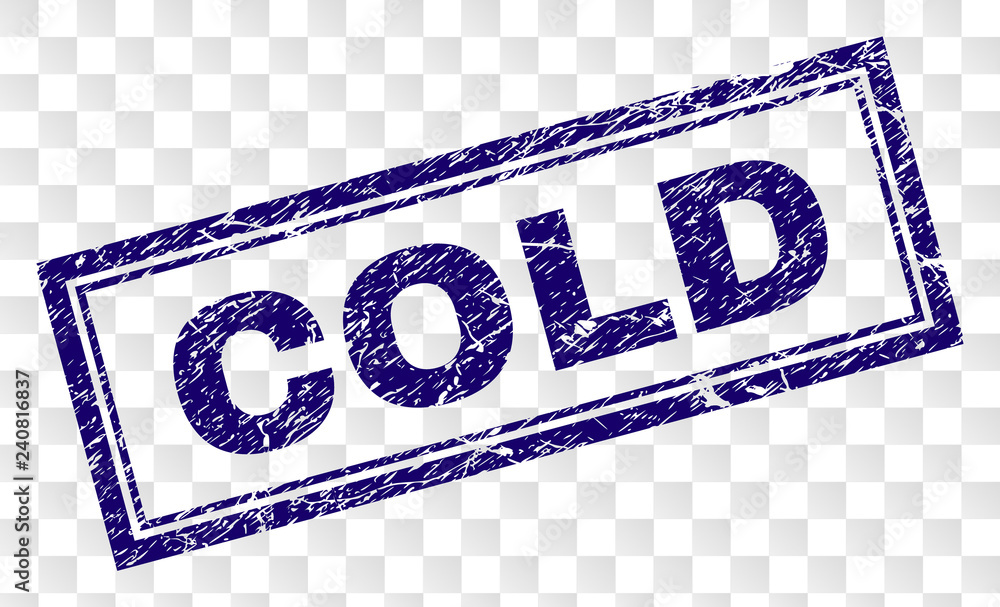 COLD stamp seal print with rubber print style and double framed ...