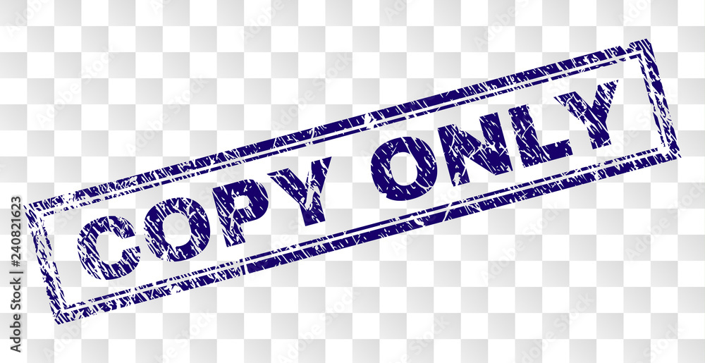Vecteur Stock COPY ONLY stamp seal print with rubber print style and ...