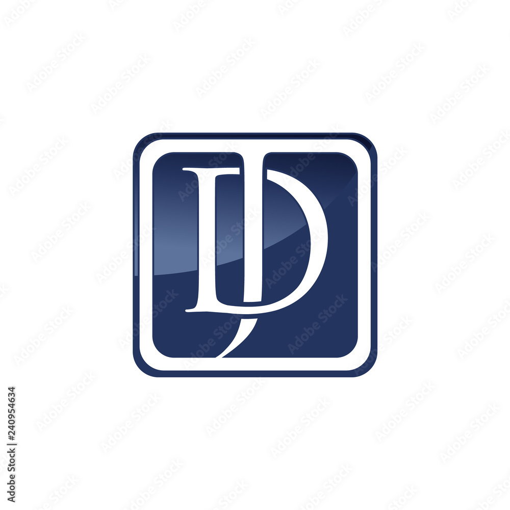 JD letter logo design, abstract letter logo design vector Stock Vector ...