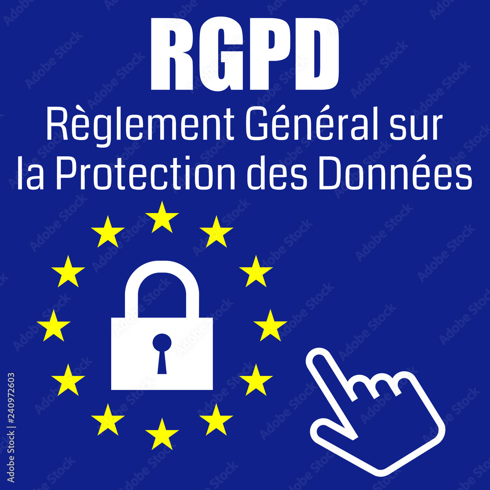 Logo RGPD. Stock Vector | Adobe Stock