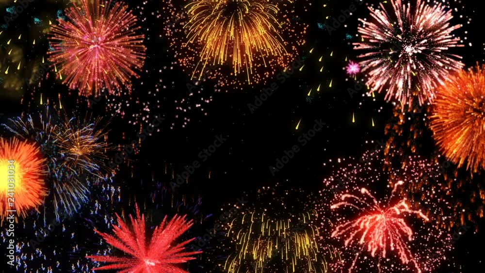 firework animation backgrounds Stock Video | Adobe Stock