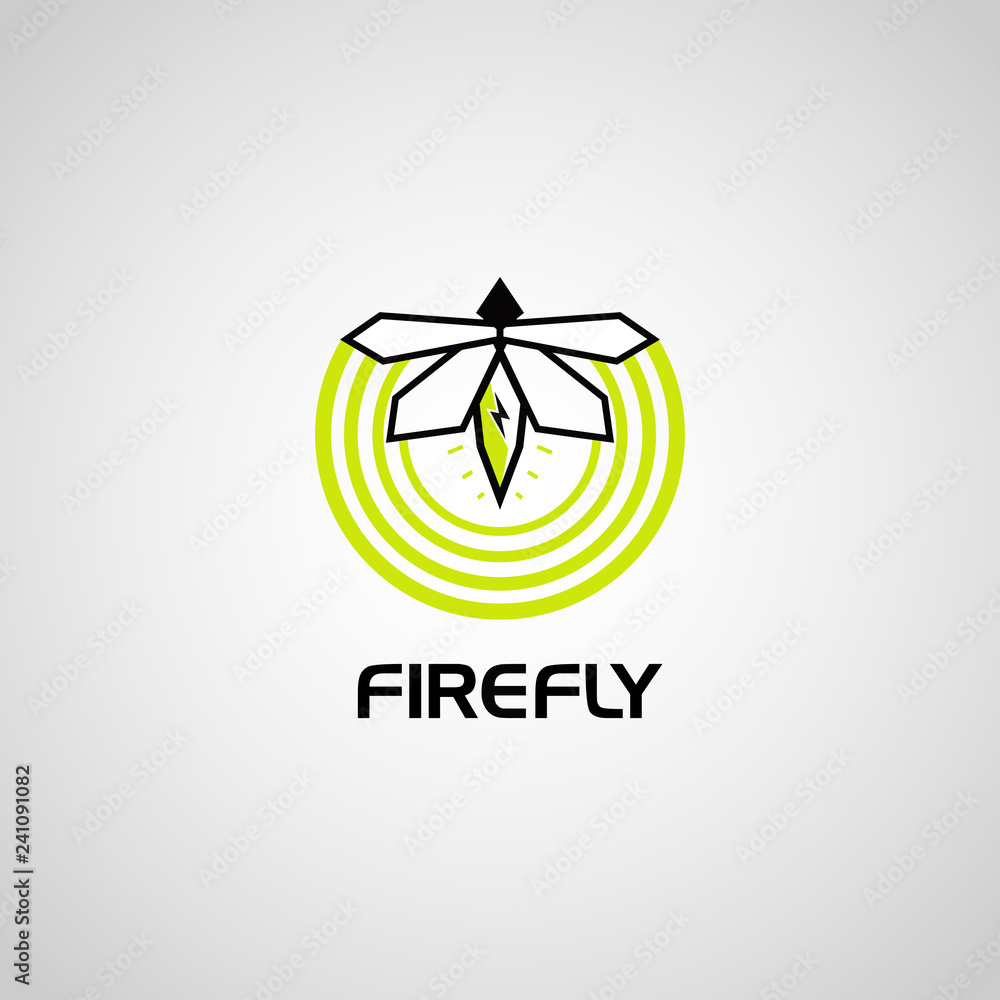 Firefly Logo Symbol Icon Stock Vector | Adobe Stock