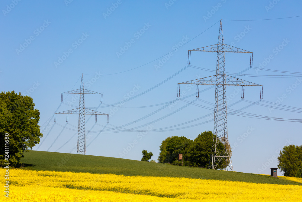 Strommasten Stock Photo | Adobe Stock