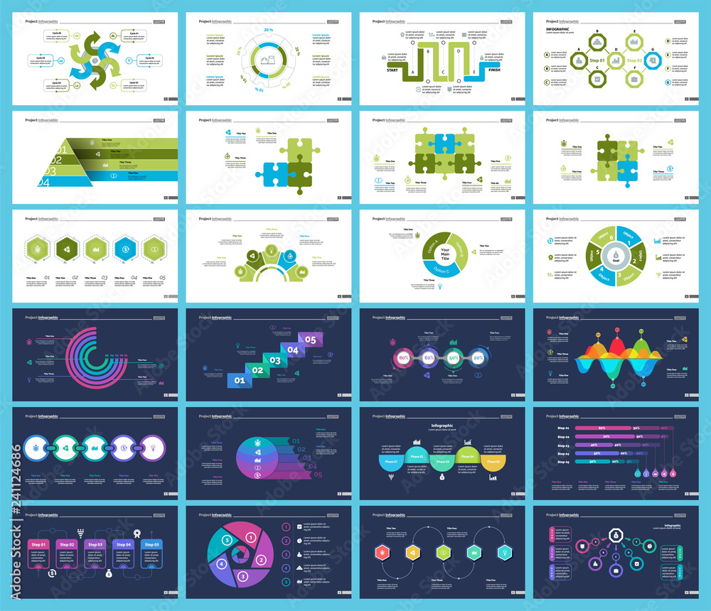 Business inforgraphic design set for management concept. Can be used ...