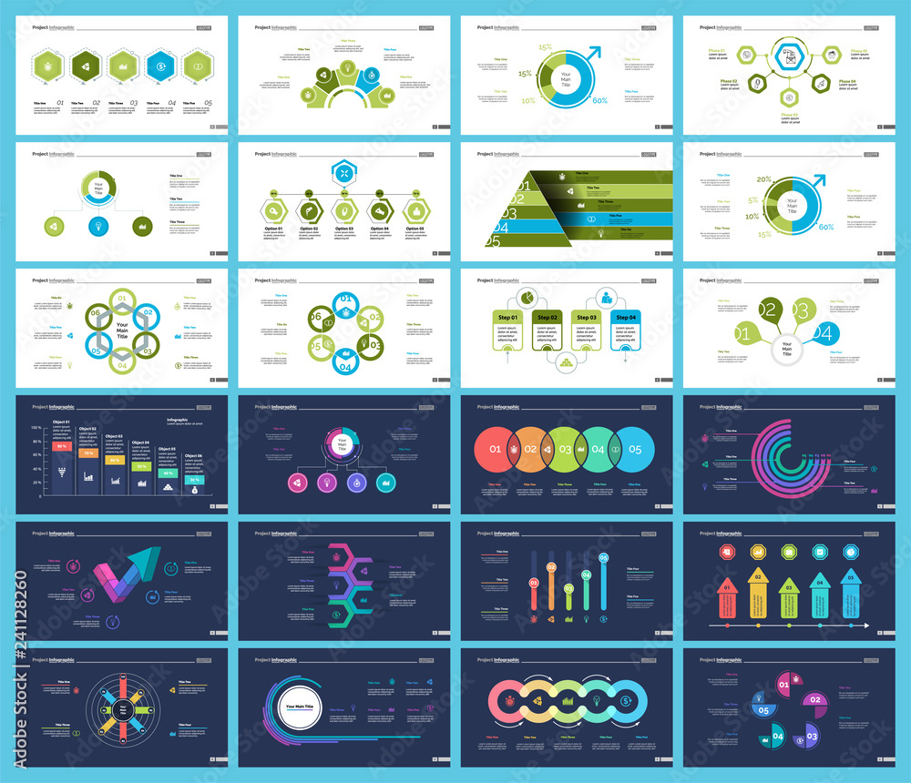 Inforgraphic slide templates for business presentation can be used for ...