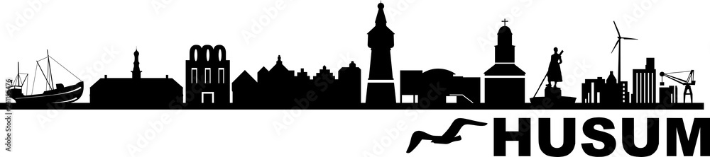 Poster Skyline Husum Landscape – Wall Art | UkPosters