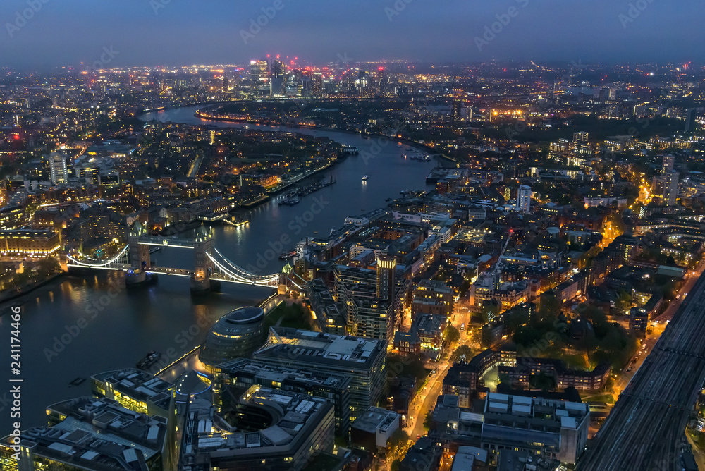River Thames At Night