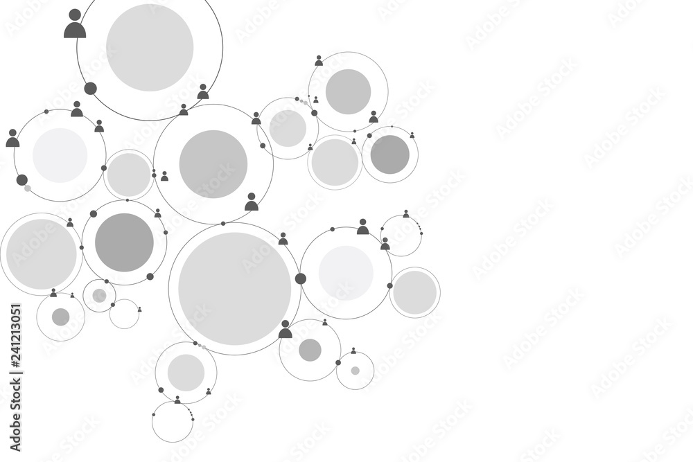 Abstract human connection. Stock Vector | Adobe Stock