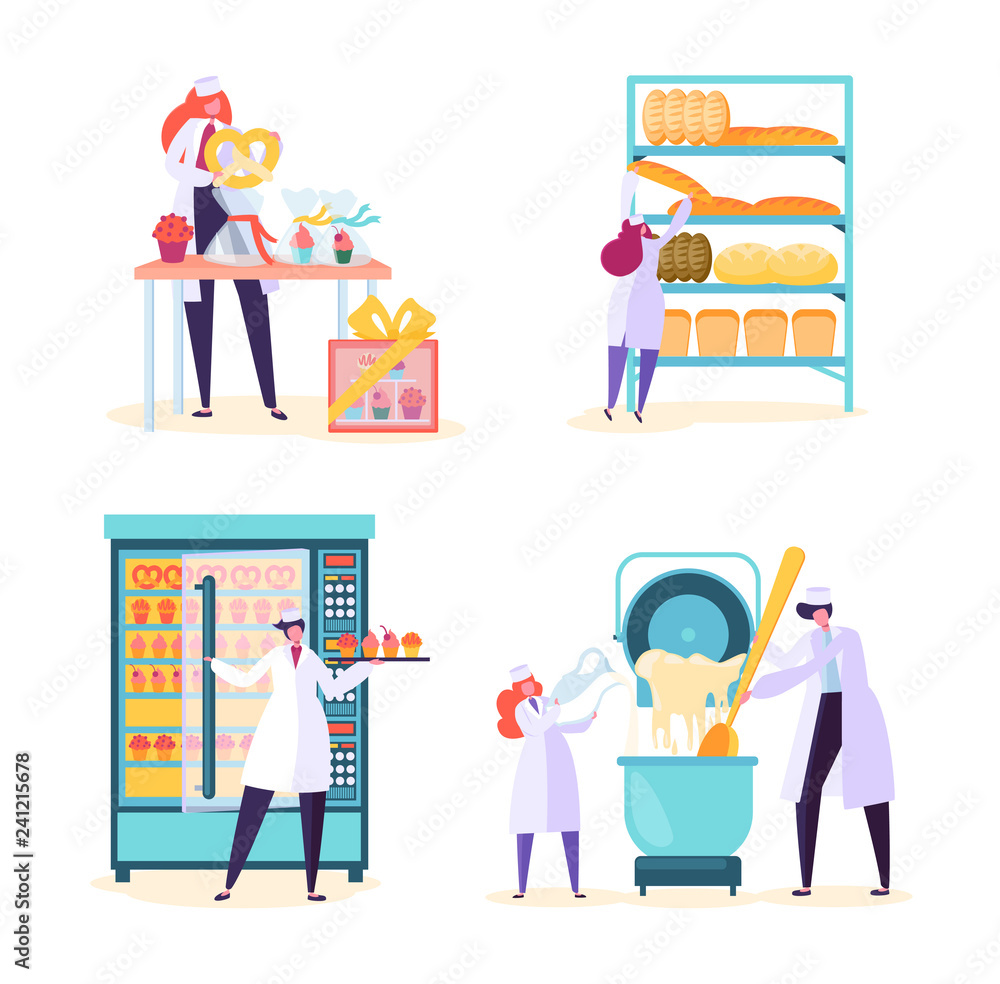 Food Factory Worker Clipart