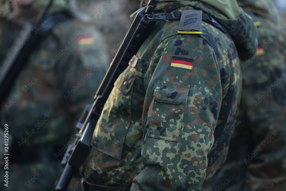 Details with the uniform and flag of German soldiers Stock Photo ...