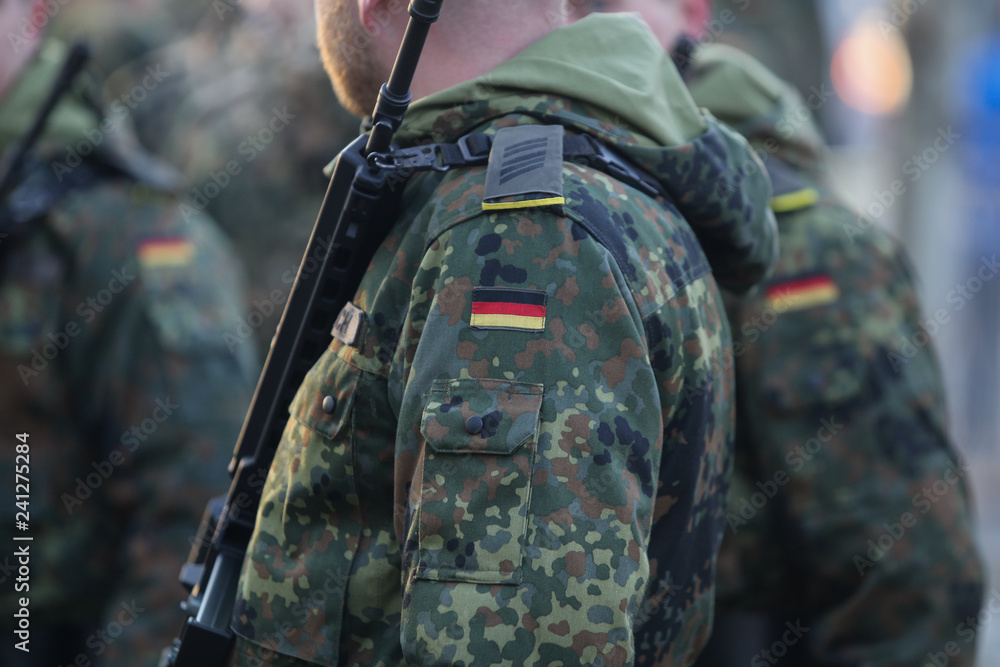 Details with the uniform and flag of German soldiers Stock Photo ...