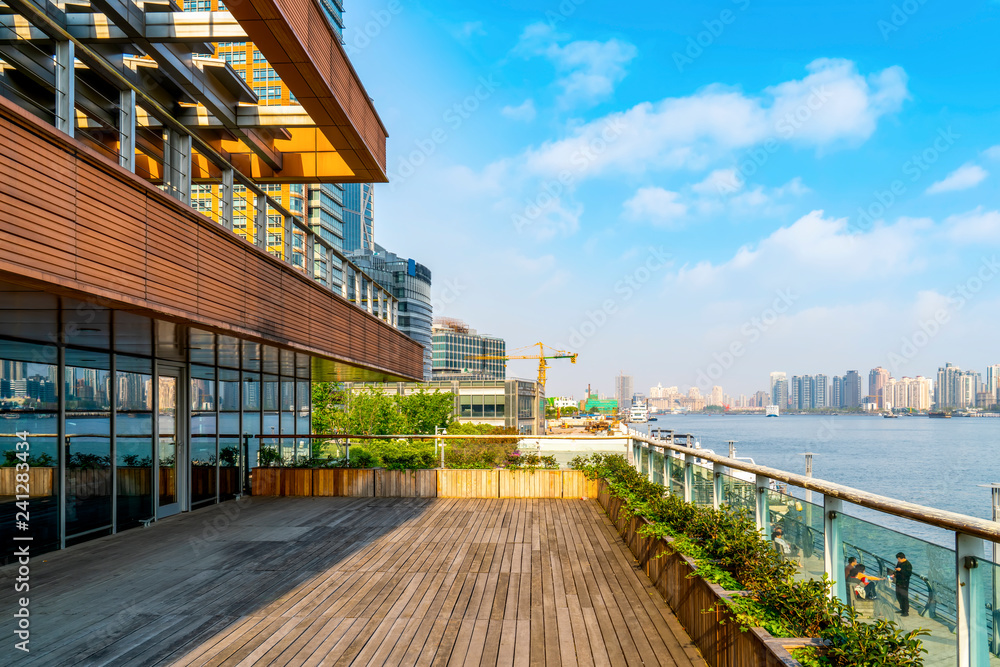 Contemporary architectural office building, urban landscape, personal ...