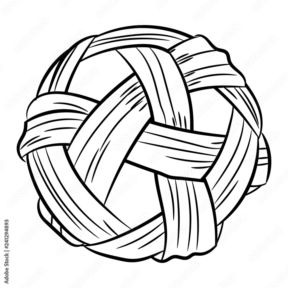 Sepak takraw hand drawn vector illustration Stock Vector | Adobe Stock