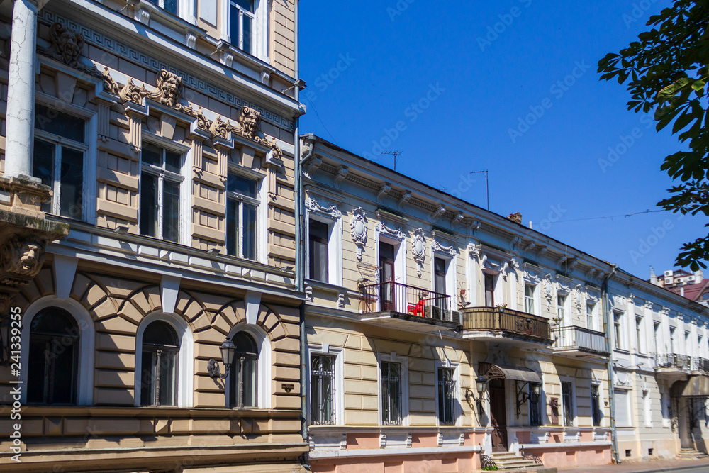 The historical and cultural center of the city of Odessa with ...