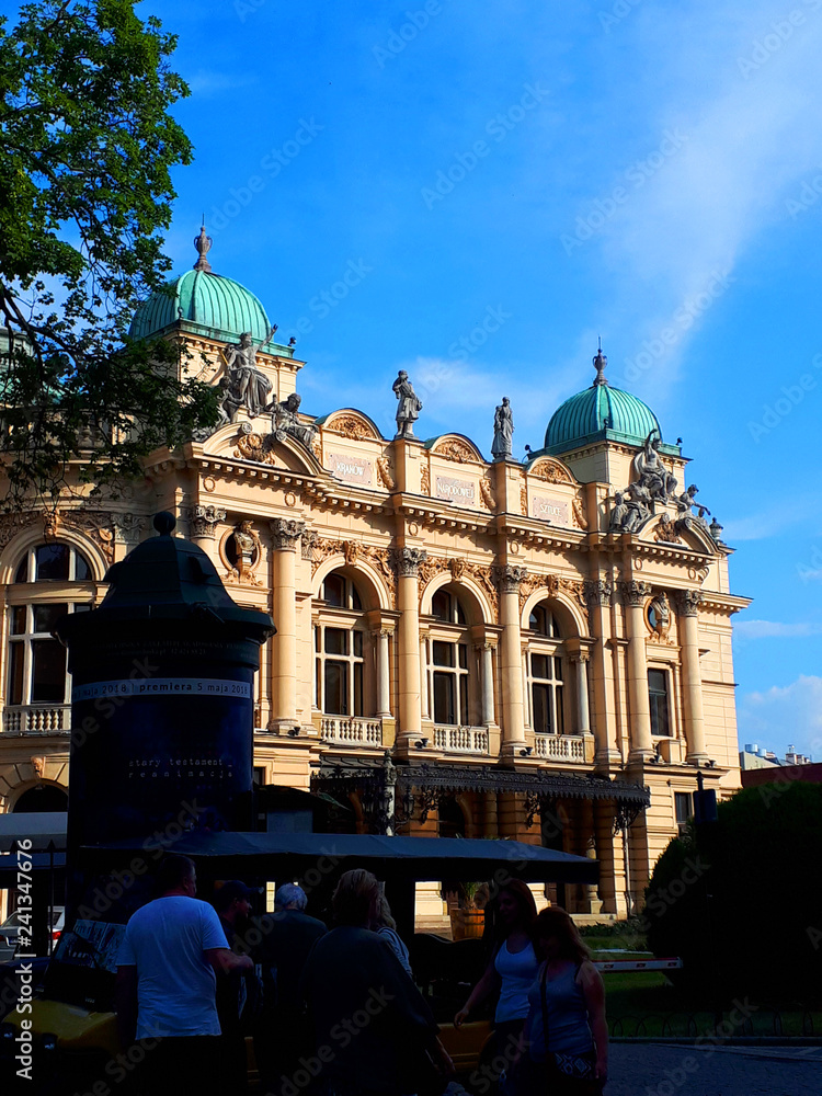 Juliusz Słowacki Theatre in Kraków, Poland, erected in 1893, was ...