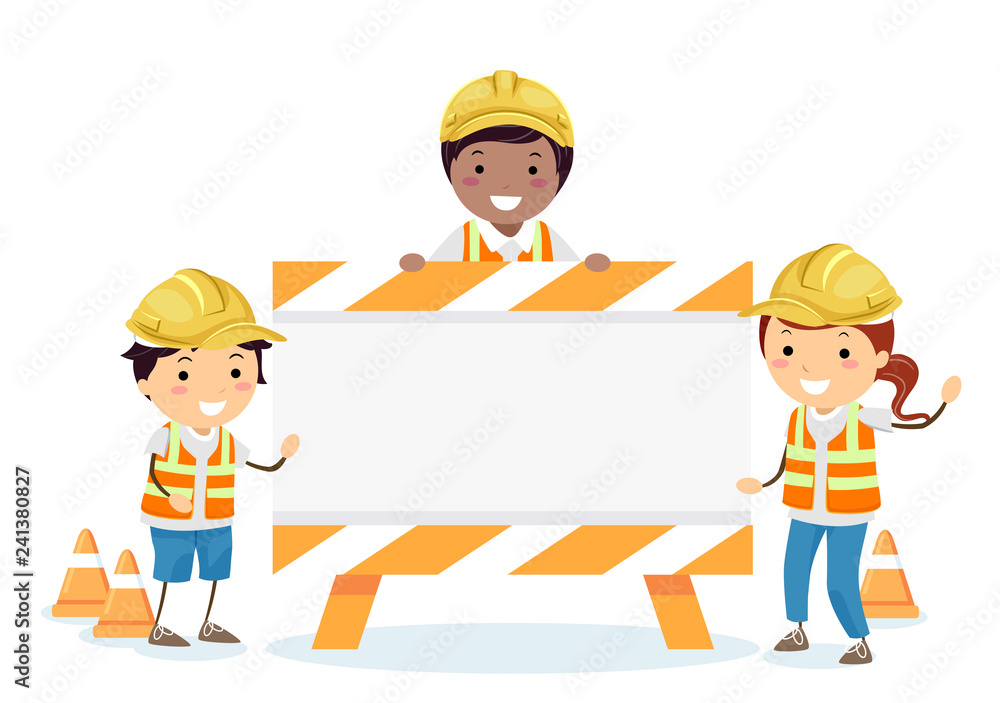 Kid Construction Worker Clipart