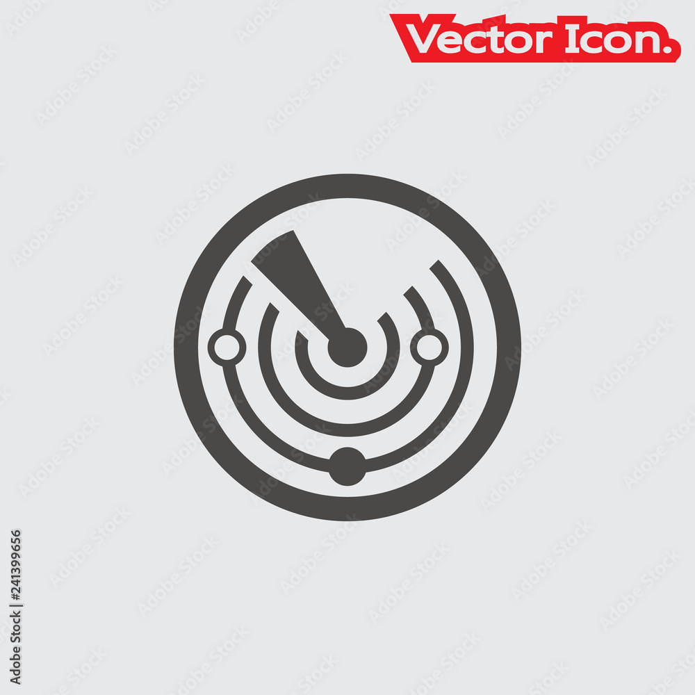 Radar Icon Flat