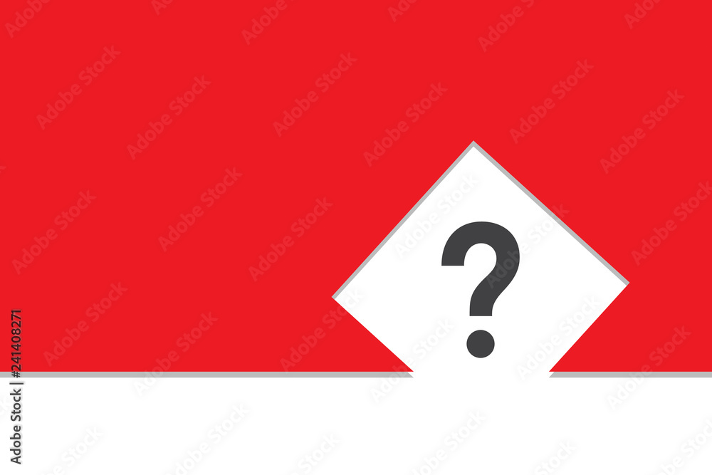 Question mark concept design Stock Vector | Adobe Stock